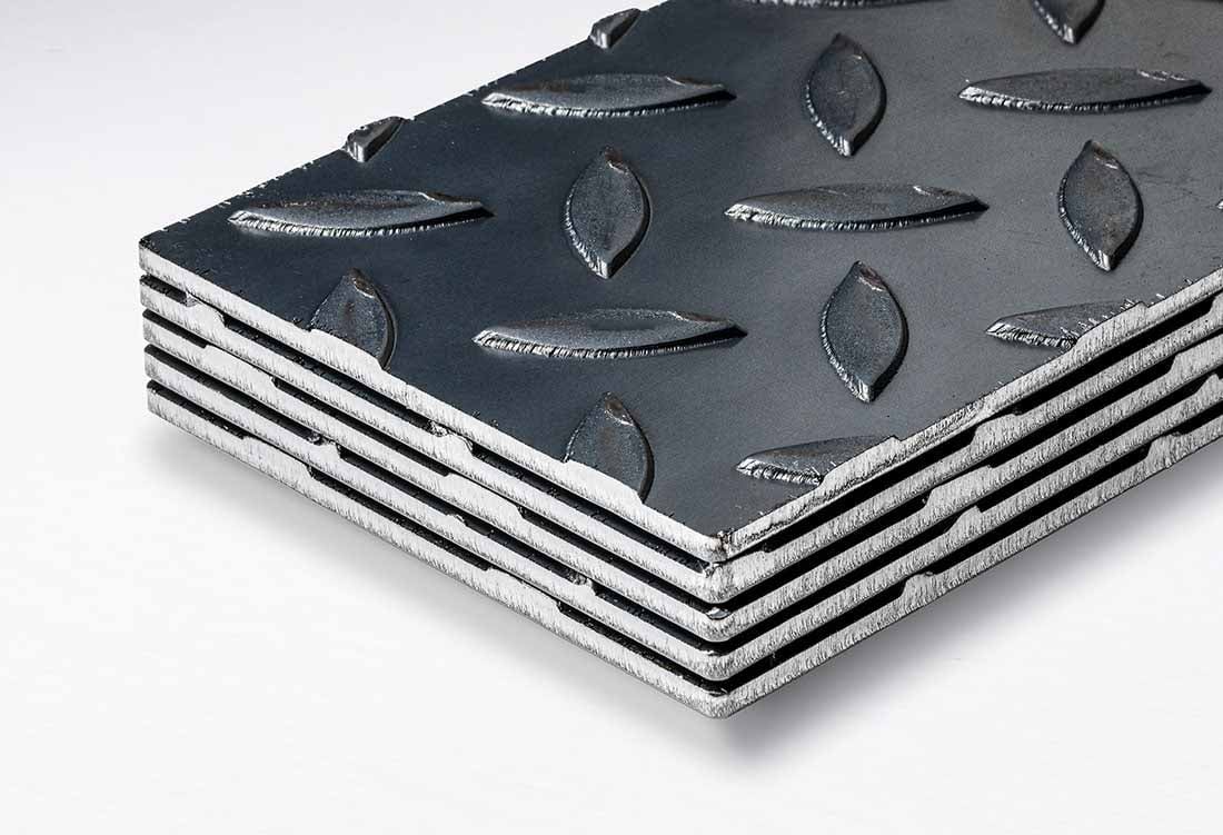 Tôle larmée en acier - découpée sur mesure | 247TailorSteel